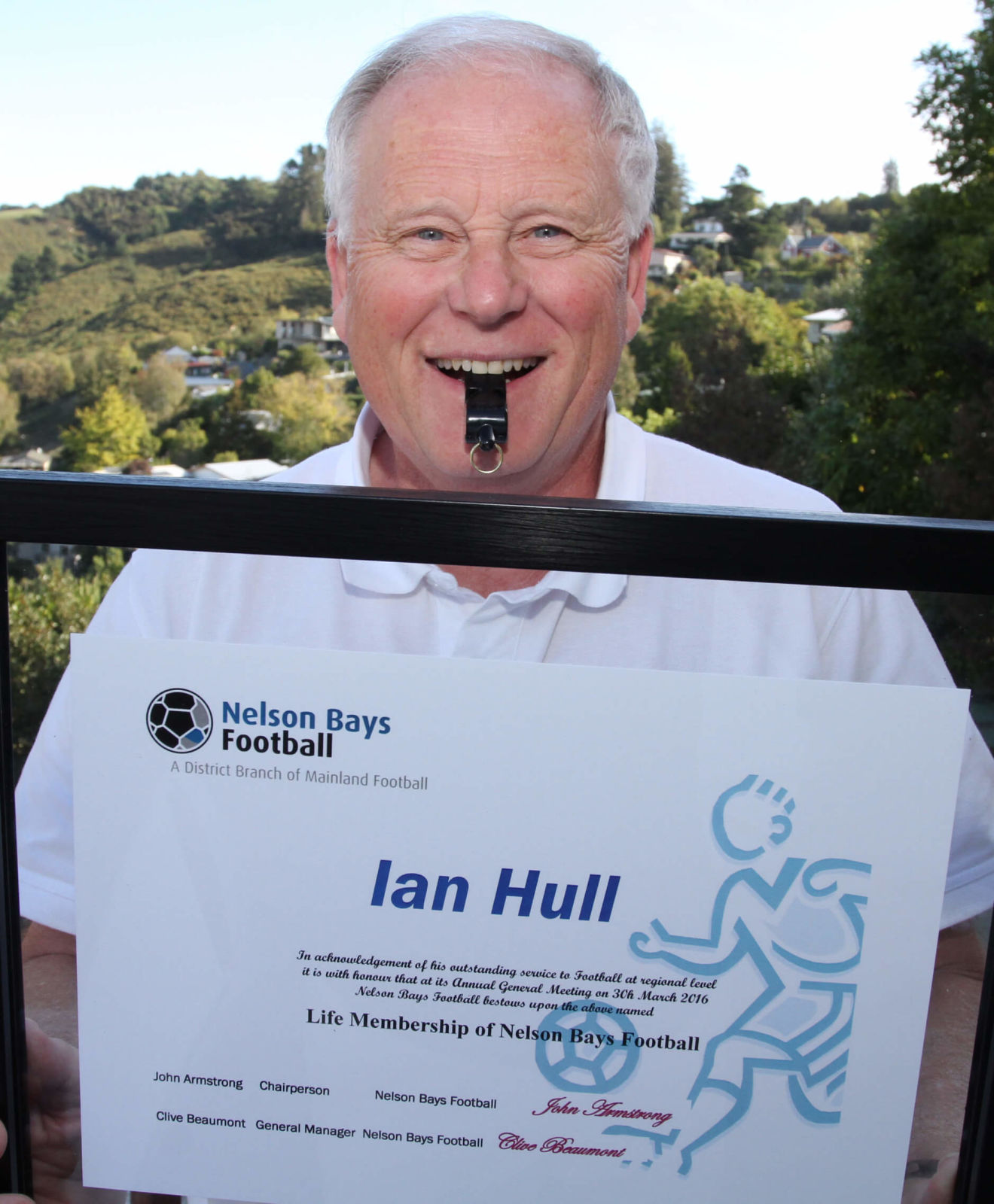 Football referee hangs up his whistle | Nelson Weekly